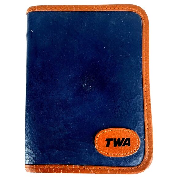 TWA | Accents | Vintage Twa Leather Travel Organizer First Class Kit ...